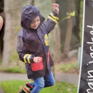 Jackets & Coats | 215 Fireman Rain Jacket Boys Small Firefighter 10 Pvc ...